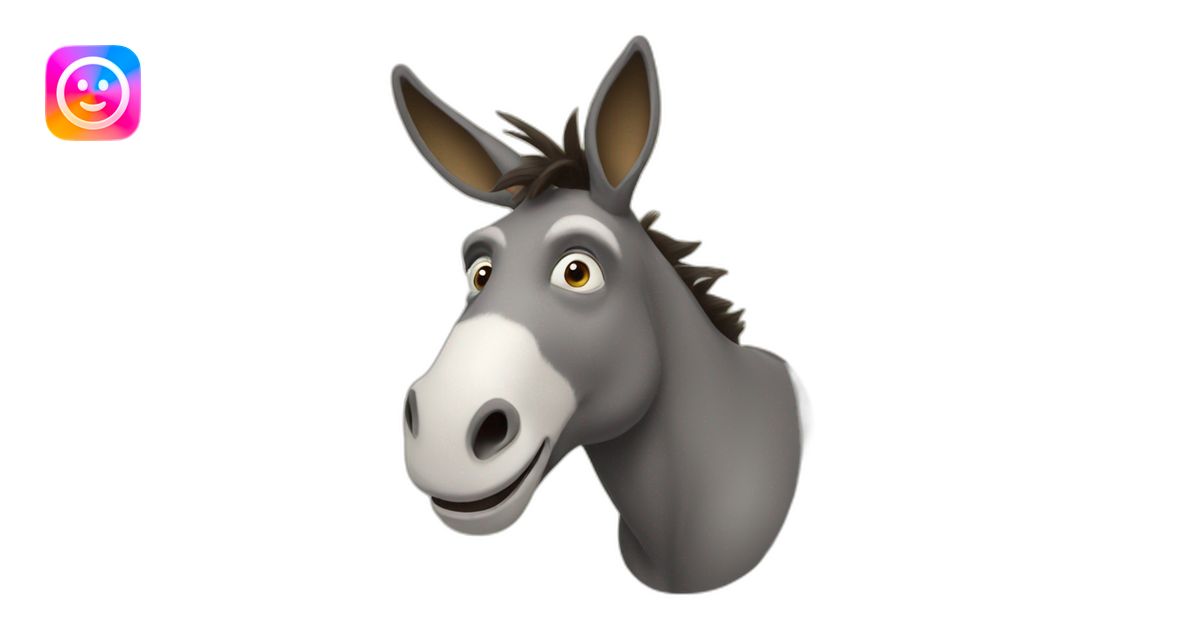 Donkey from Shrek emoji | AI Emoji Generator