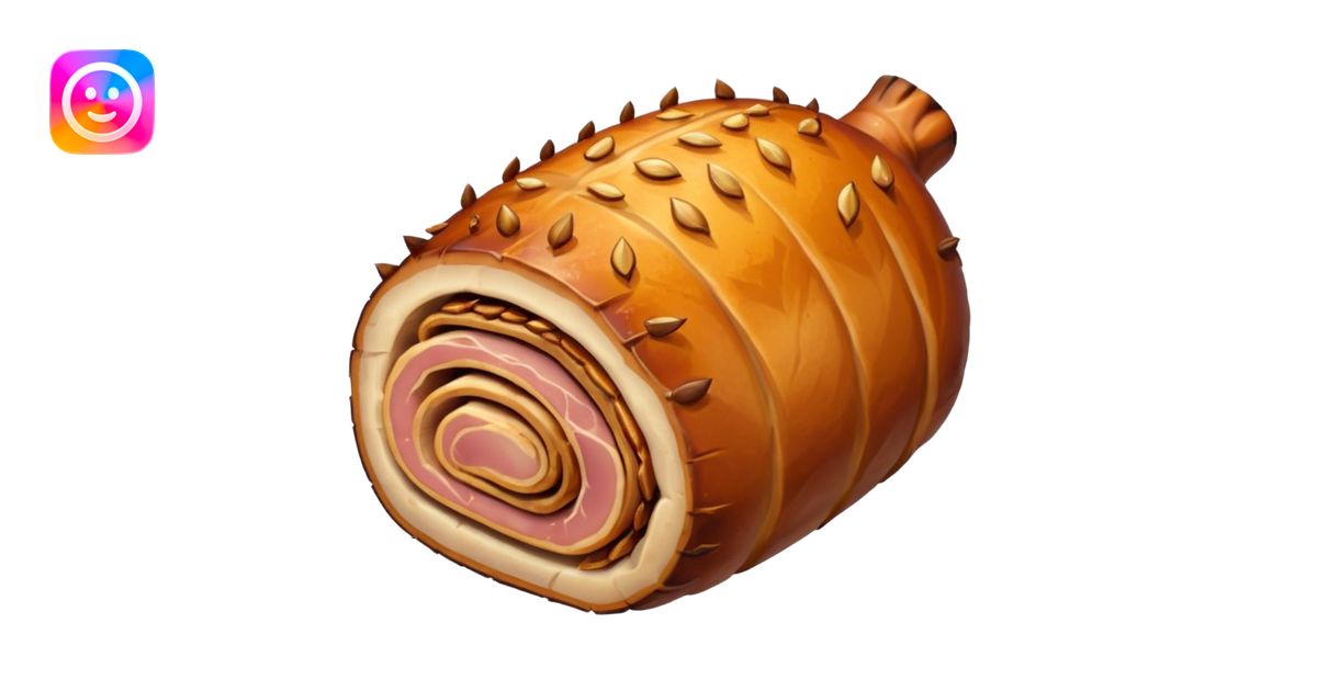 a roasted joint of pork emoji emoji | AI Emoji Generator