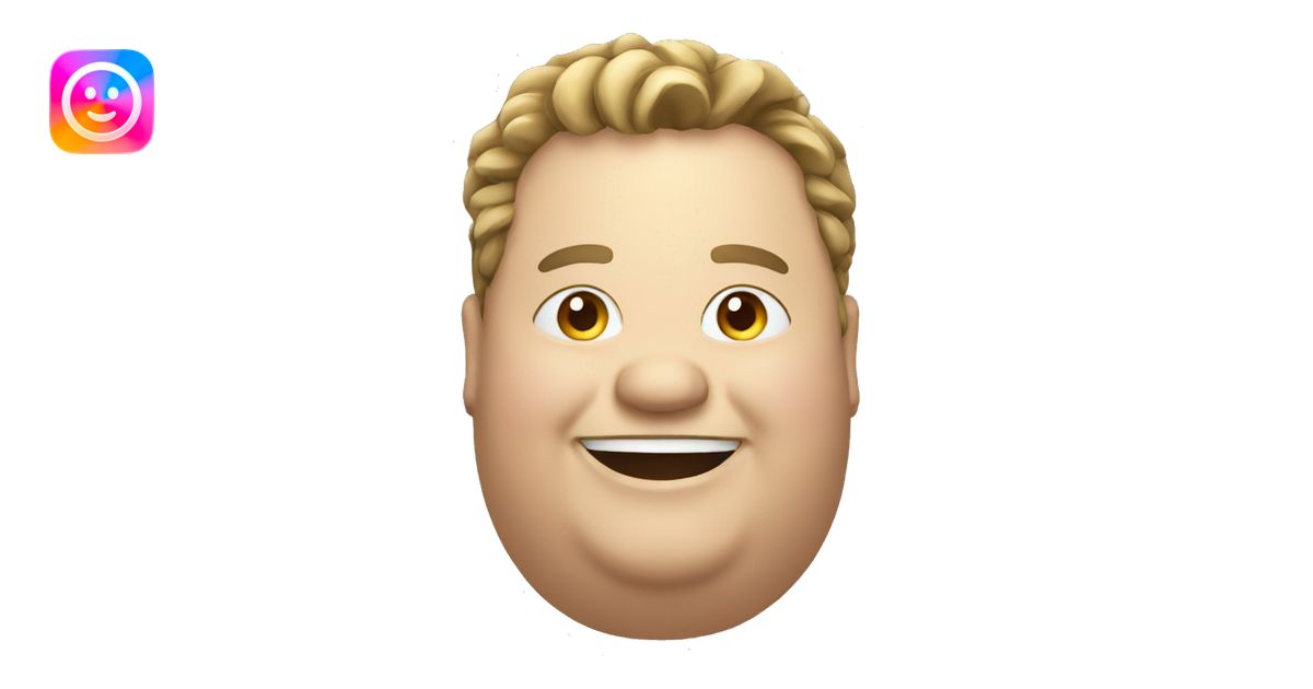 fat man smiling emoji | AI Emoji Generator