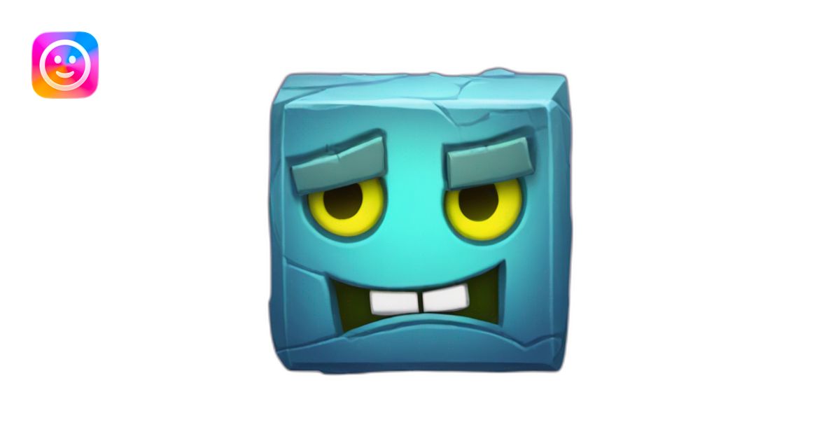 geometry-dash emoji | AI Emoji Generator