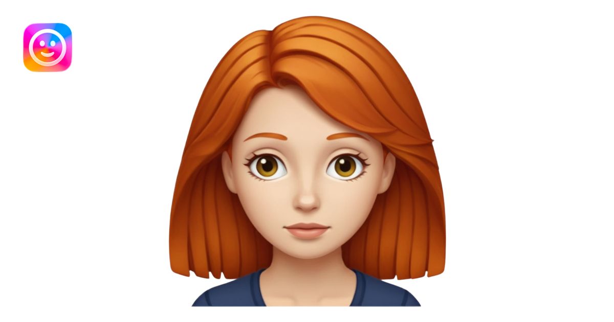 Ginger Goddess emoji | AI Emoji Generator