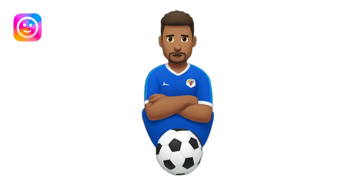 squishmallow footballer hurt on pitch emoji | AI Emoji Generator