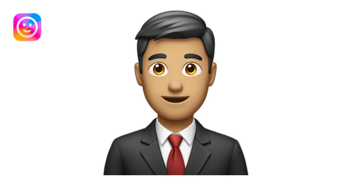 BUSINESS MAN emoji | AI Emoji Generator
