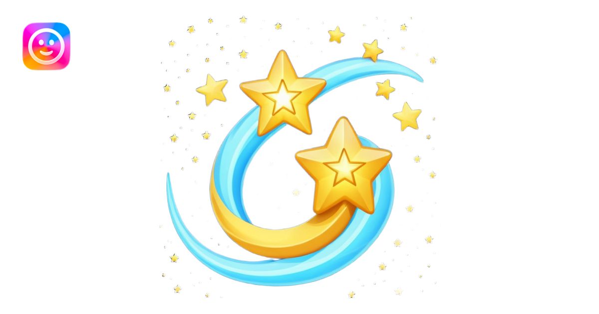 spiraling shooting star emoji emoji | AI Emoji Generator
