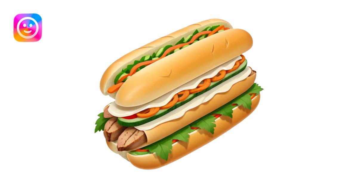 make it cute, chibitraditional banh mi with char grilled pork Very ...