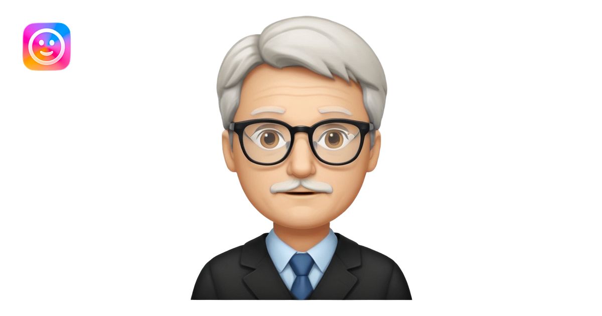 professor man emoji | AI Emoji Generator