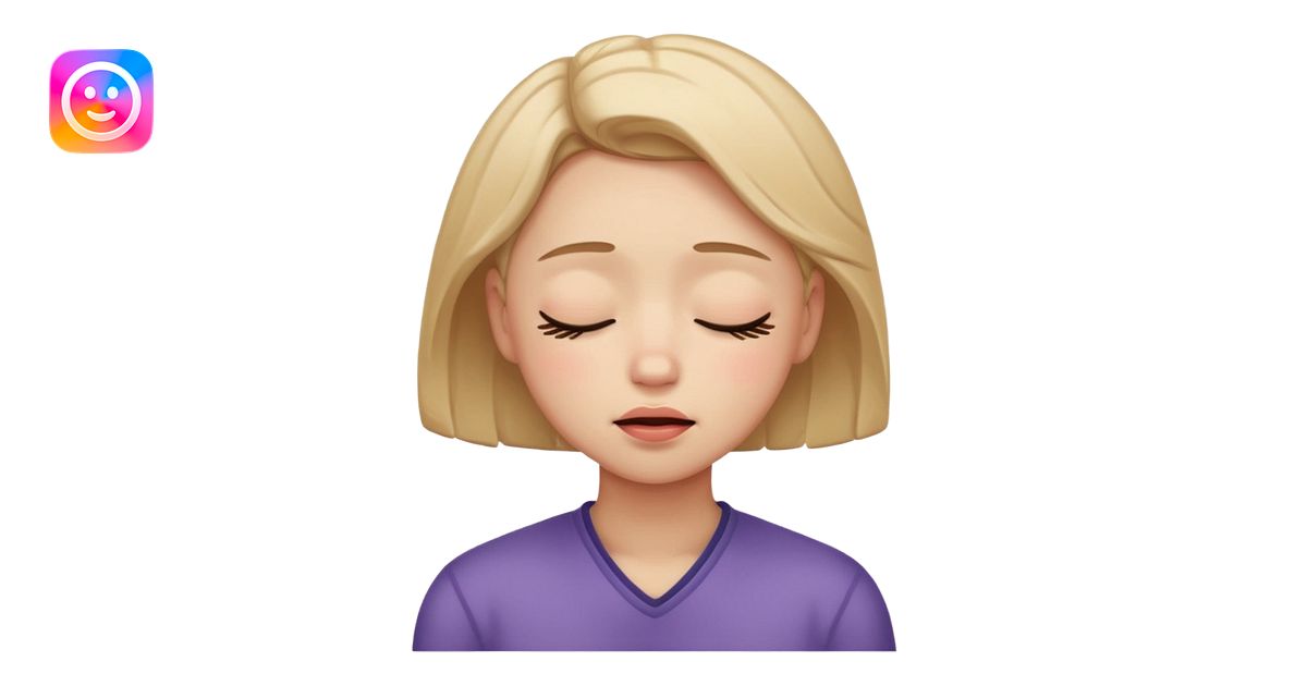 embarrassed, blushing, with closed eyes, and shaped like a traditional ...