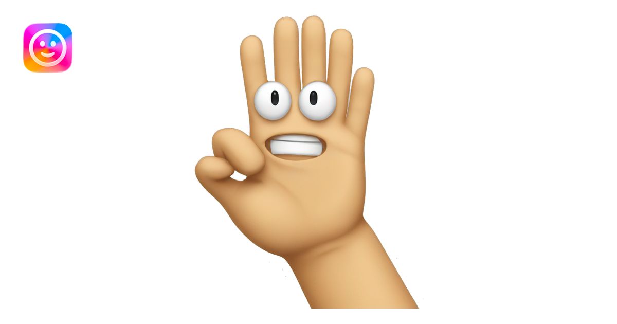 Emoji doing the Shaka emoji | AI Emoji Generator