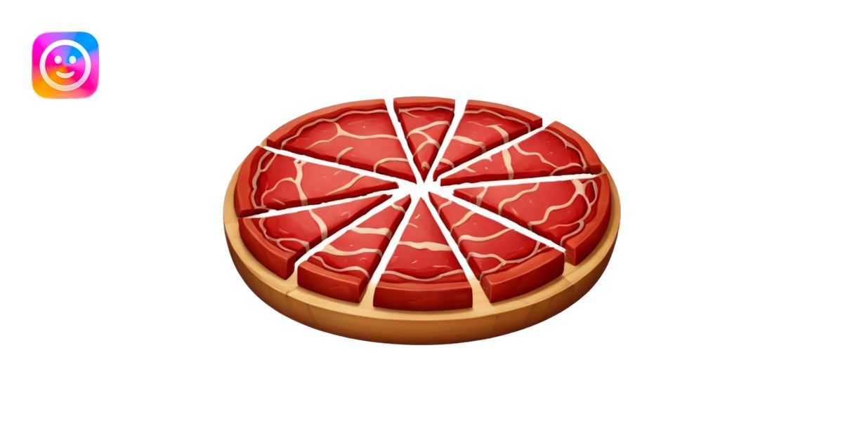 round meat slice emoji | AI Emoji Generator