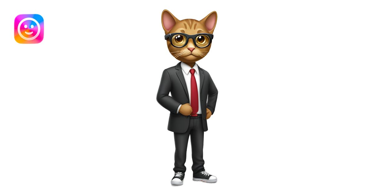 Mulatto hiphop confident business young adult cat pfp with smart ...