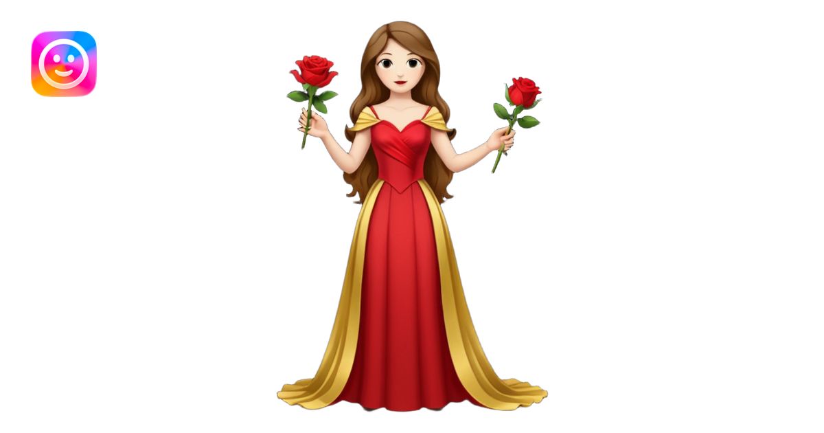 woman opera singer singing with long brown hair and golden dress ...