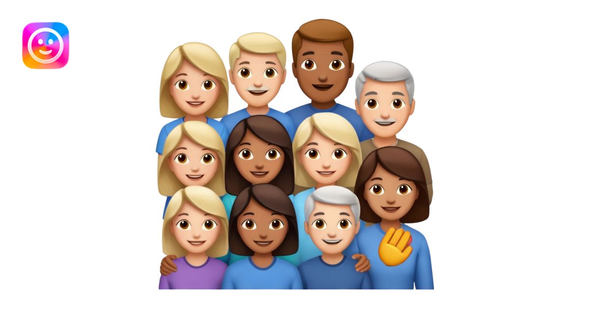 many different groups of people emoji | AI Emoji Generator