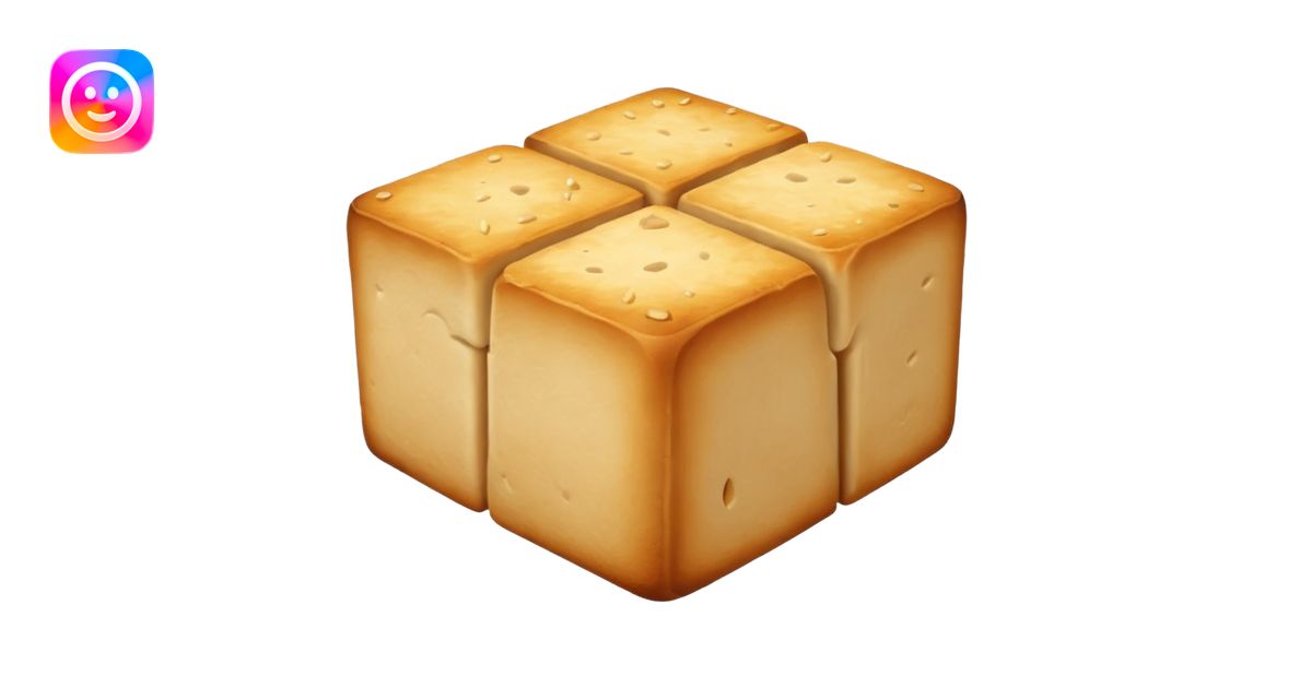 fried tofu emoji | AI Emoji Generator
