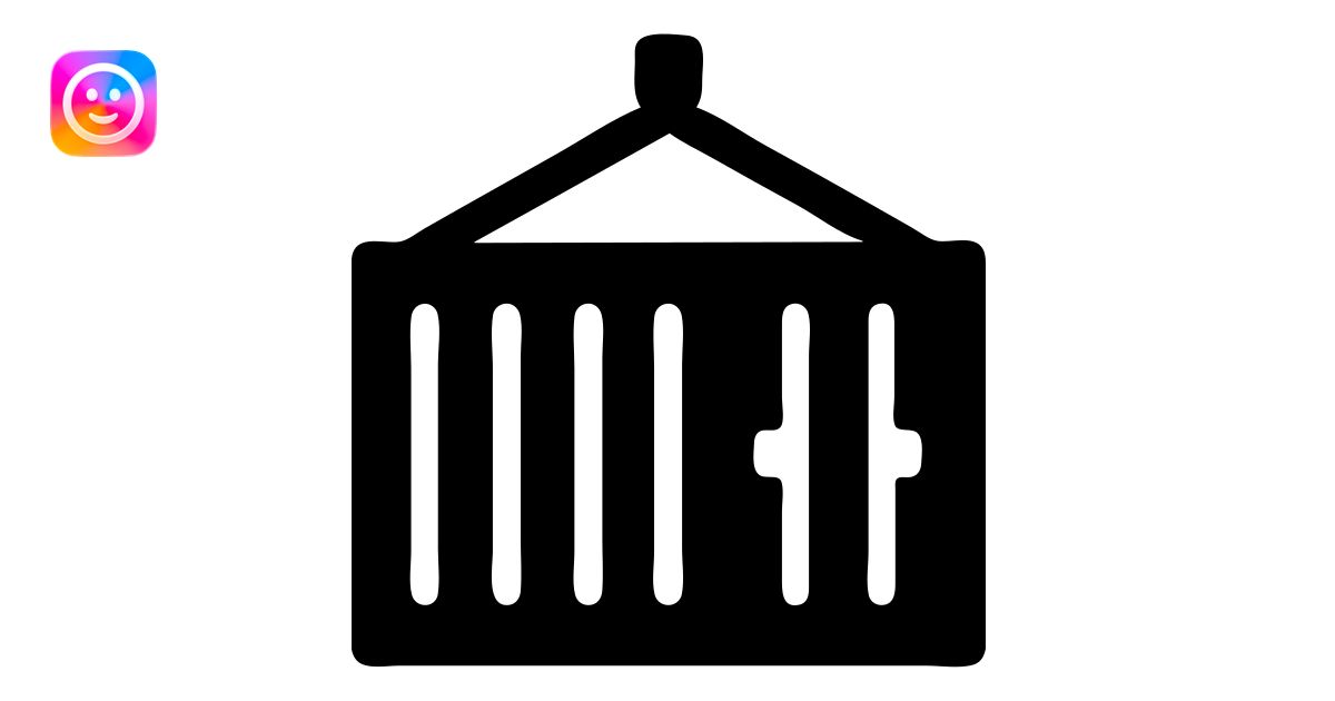 shipping container icon | AI Emoji Generator