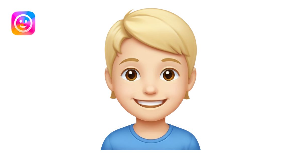 child walking with a smile, cheerful and active emoji | AI Emoji Generator