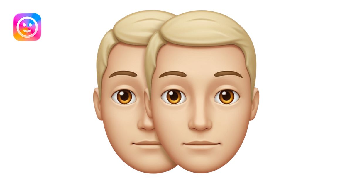 a human face with two sides, one side looking left, one side looking ...