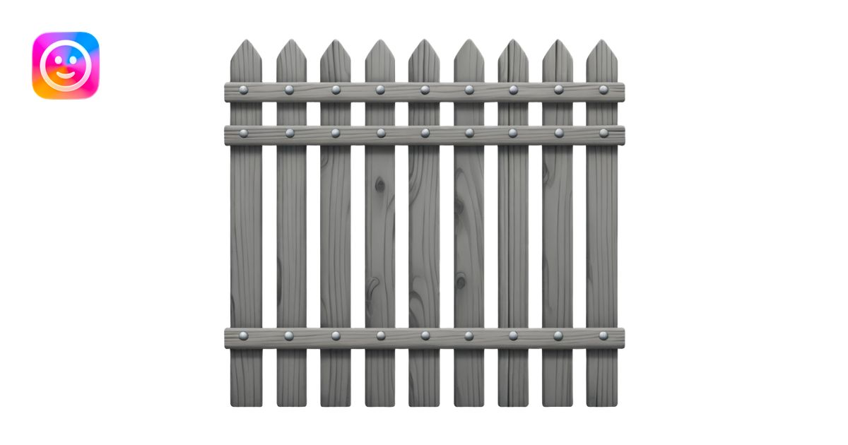 Fence emoji | AI Emoji Generator