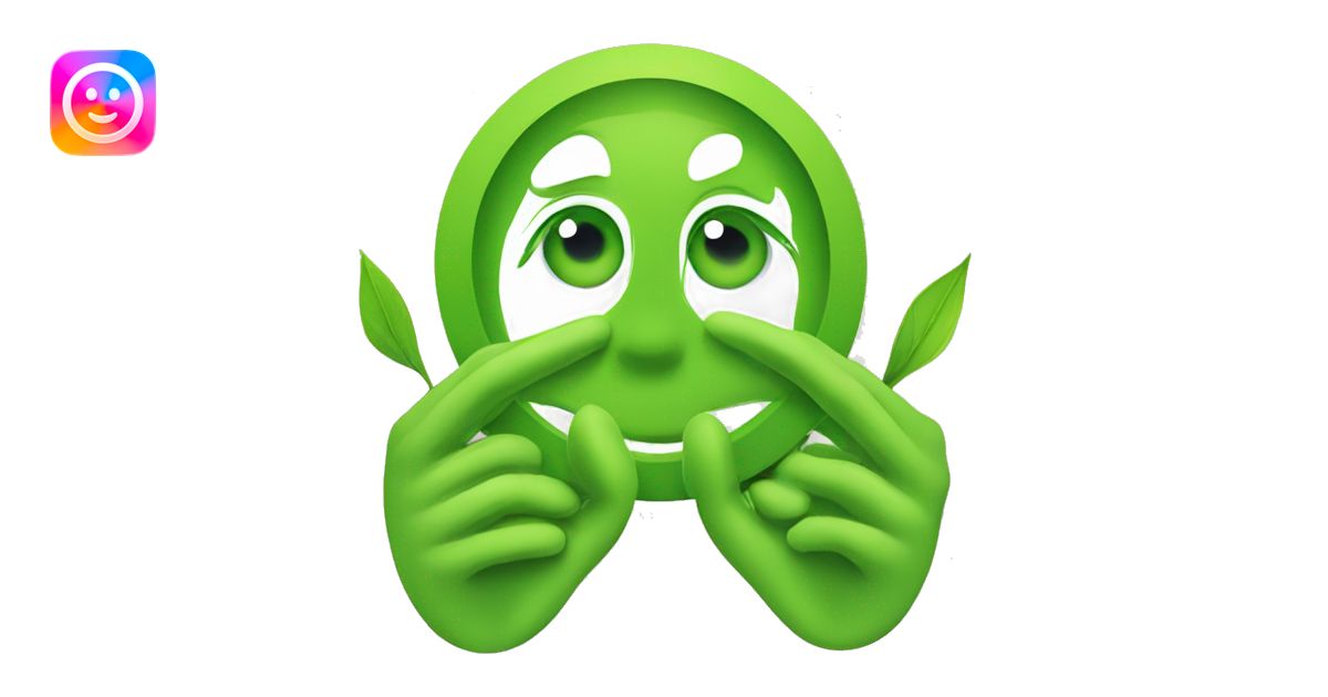 Eco friendly watermark emoji | AI Emoji Generator