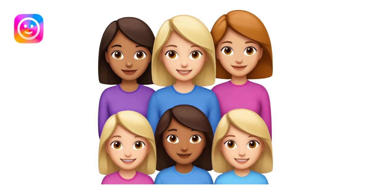 girls emoji | AI Emoji Generator