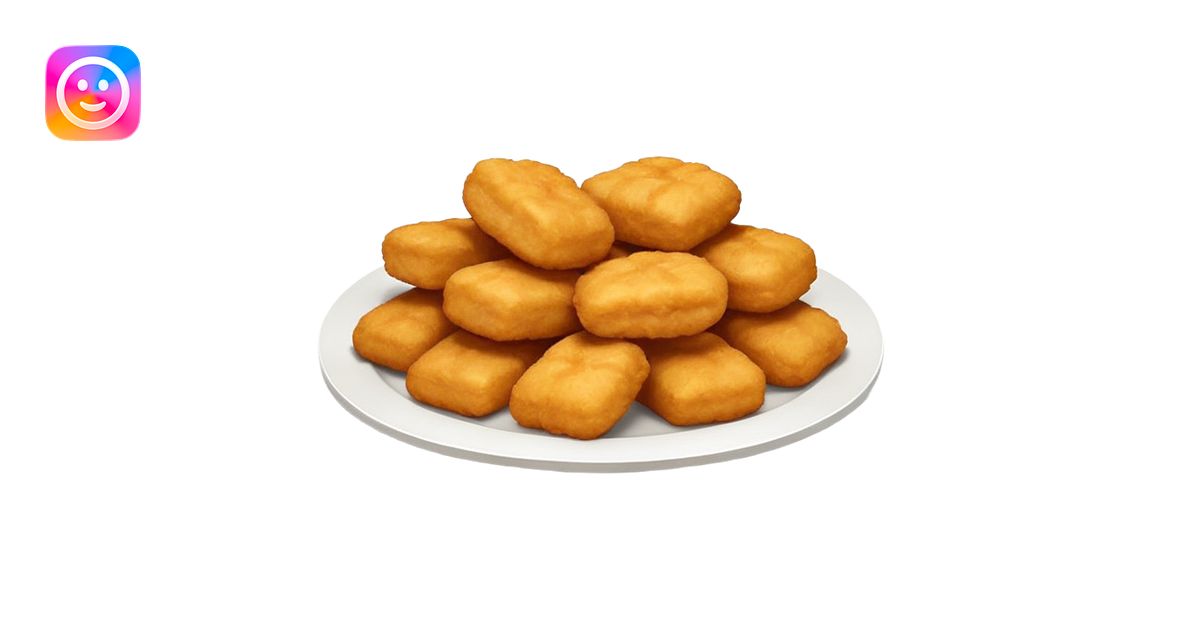 Mcdonald's chicken nuggets emoji | AI Emoji Generator
