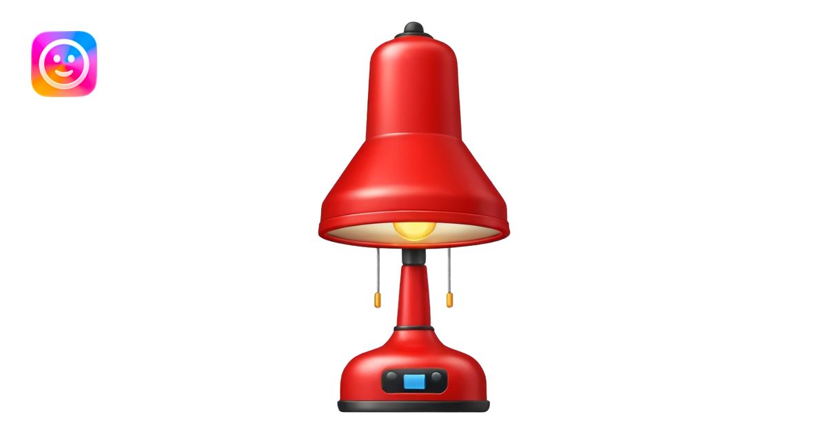 red alert lamp happy emoji | AI Emoji Generator