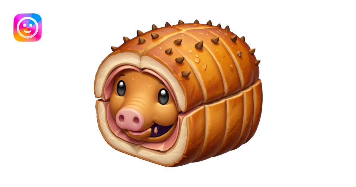 a roasted joint of pork emoji emoji | AI Emoji Generator