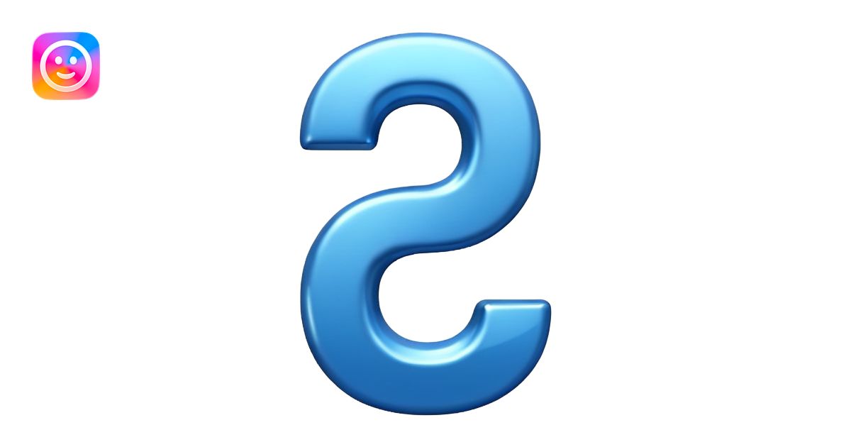 number 30 (3d) in blue color emoji | AI Emoji Generator