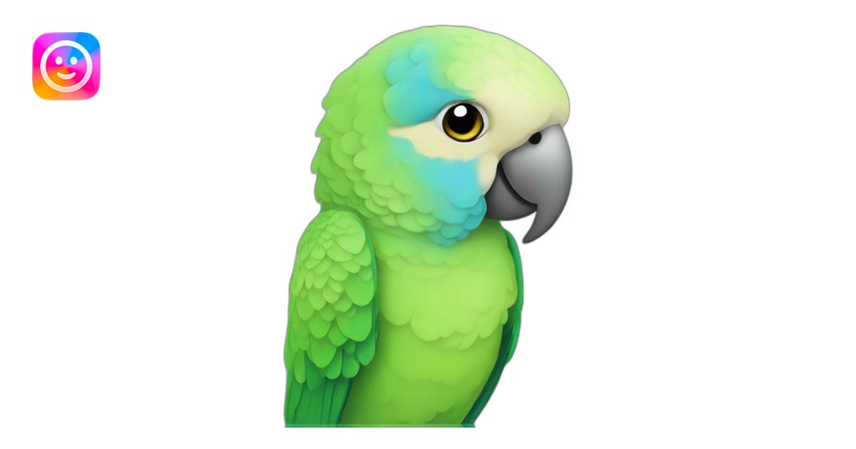 Parakeet emoji | AI Emoji Generator