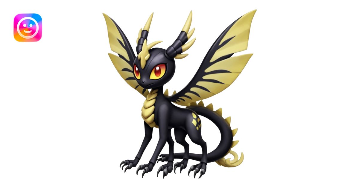 Spooky dark evil gloomy Meloetta-Giratina-Noibat-Pokémon-Fakémon-fusion ...