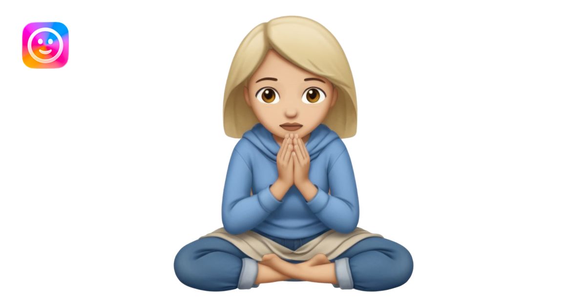 Women begging on hands and knees emoji | AI Emoji Generator