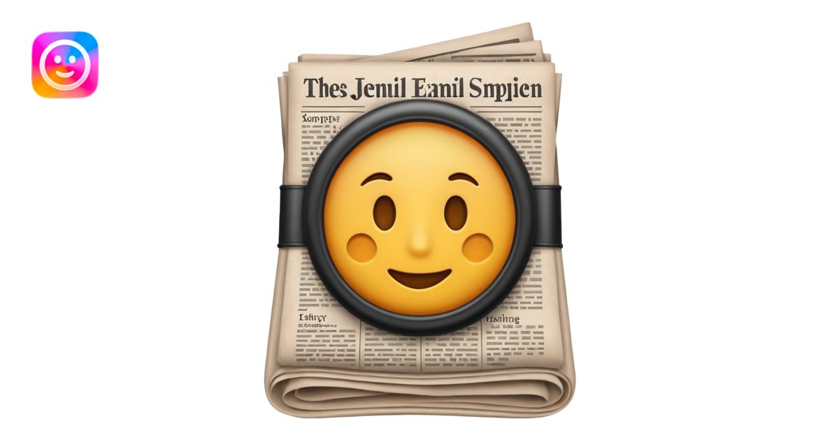 newspaper emoji | AI Emoji Generator