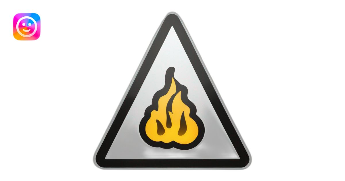 warning sign emoji | AI Emoji Generator