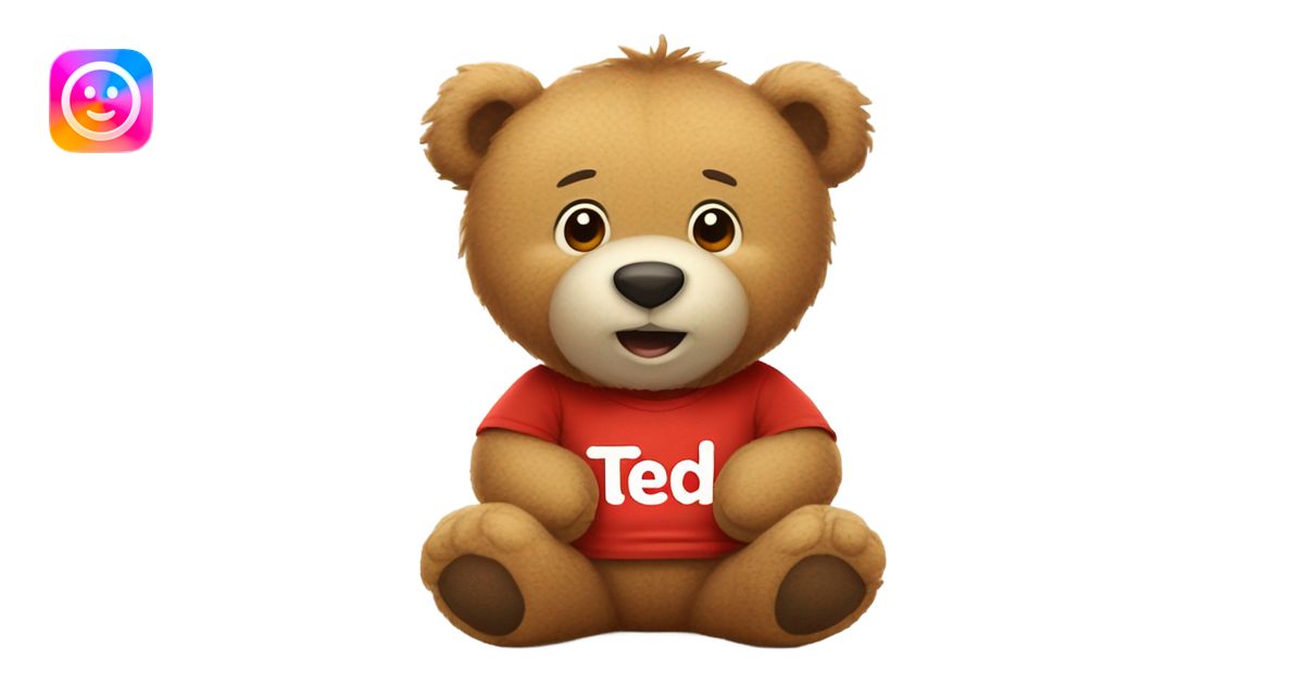 TED the bear emoji | AI Emoji Generator