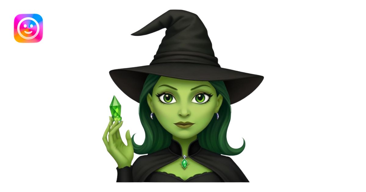 wicked elphaba emoji | AI Emoji Generator