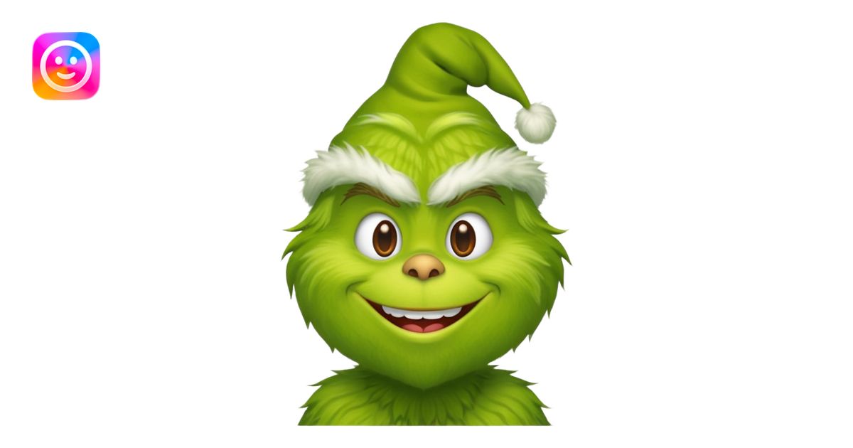 Un emoji de el Grinch emoji | AI Emoji Generator