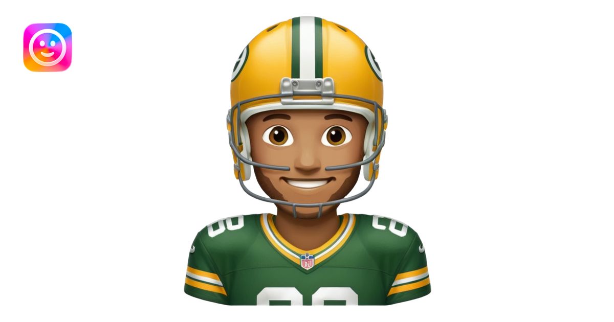 Green Bay packers player emoji | AI Emoji Generator