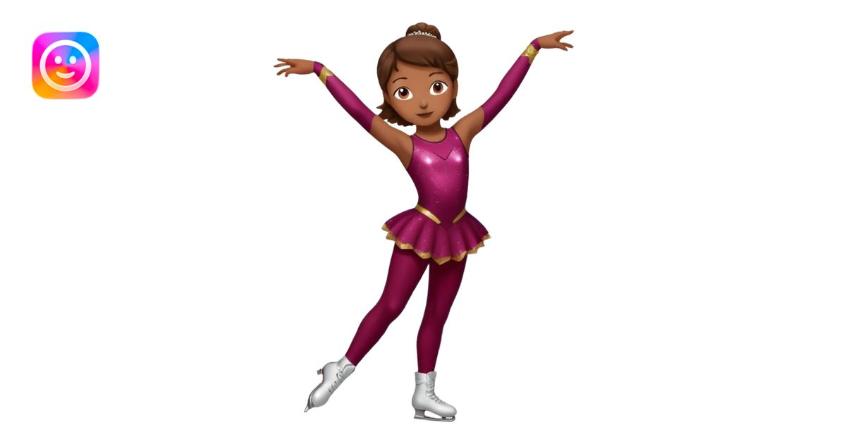 Una patinadora de 12 años y es morena de pelo y lleva un mallott ...