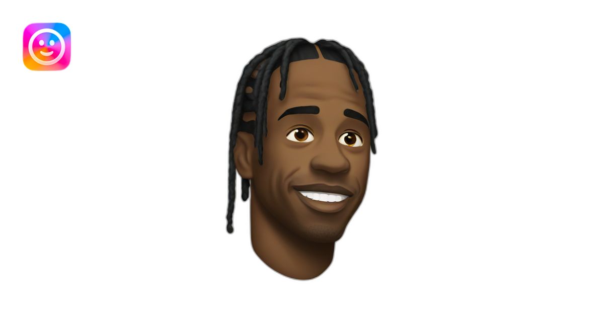 Travis Scott it’s lit emoji | AI Emoji Generator