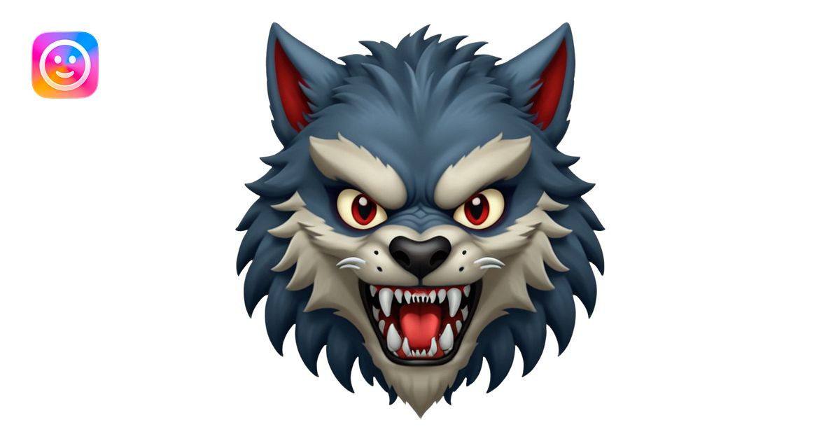 dnd 5e werewolf boss monster emoji | AI Emoji Generator