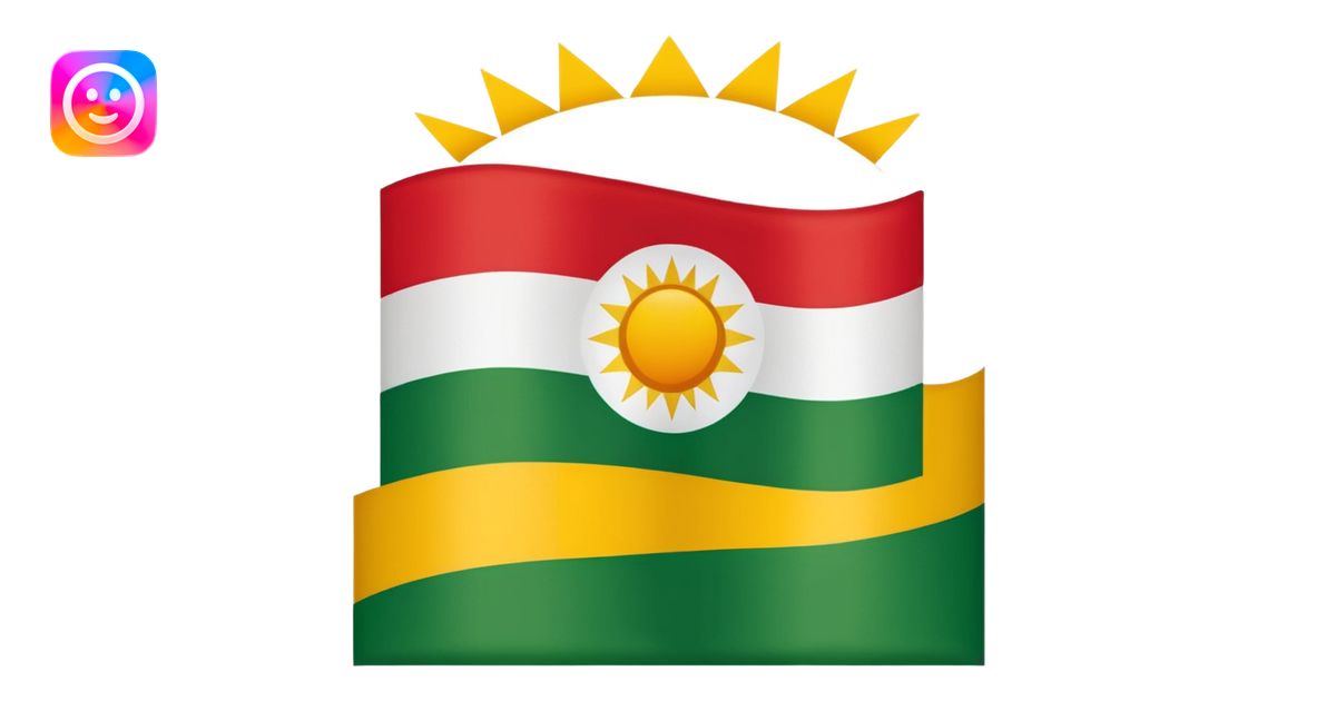 kurdistan flag emoji | AI Emoji Generator