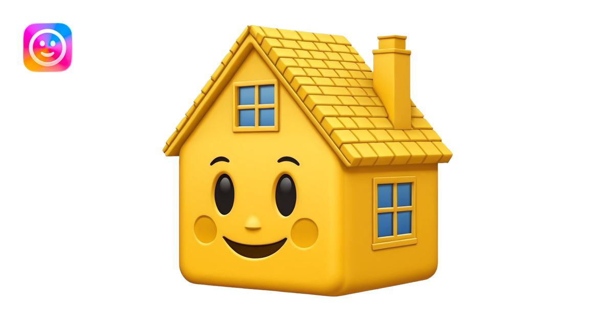 Construction Foam for a house Smiley emoji | AI Emoji Generator