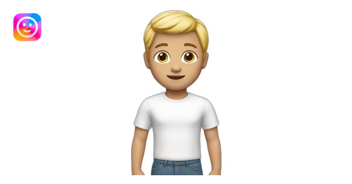 memoji boy white emoji | AI Emoji Generator