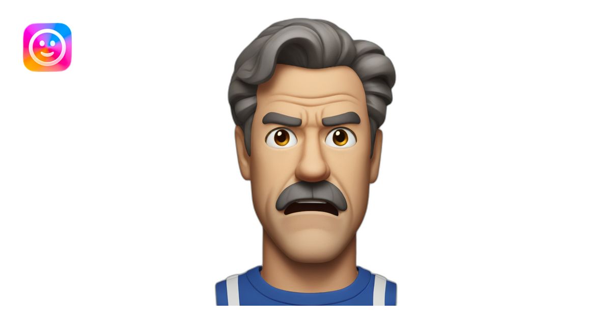 Ted lasso angry face emoji | AI Emoji Generator