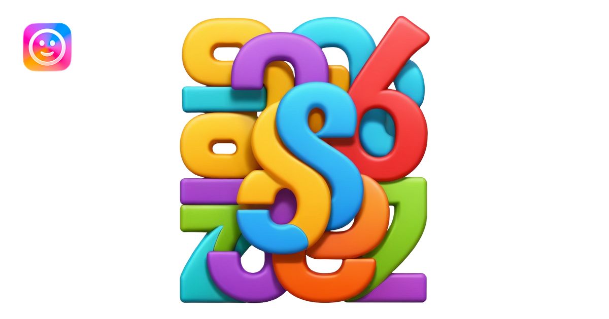 Numbers emoji | AI Emoji Generator