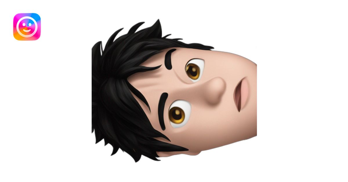 intense gaze portrait sideview emoji | AI Emoji Generator