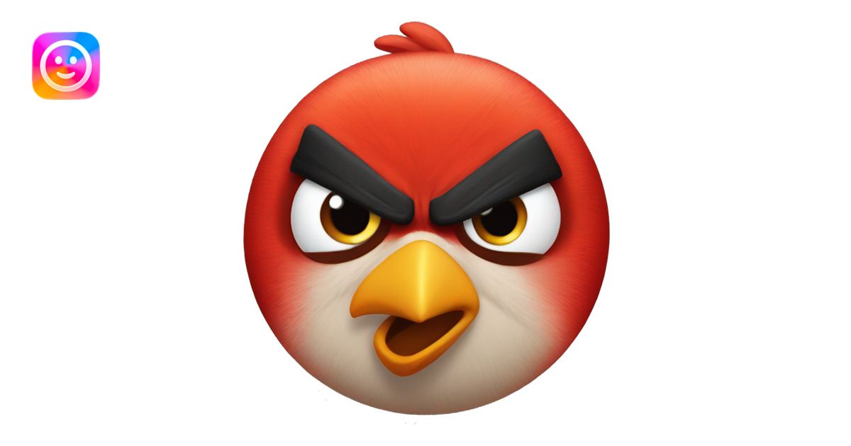 angry bird emoji | AI Emoji Generator