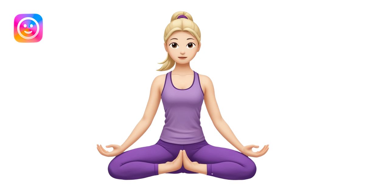 yoga girl emoji | AI Emoji Generator