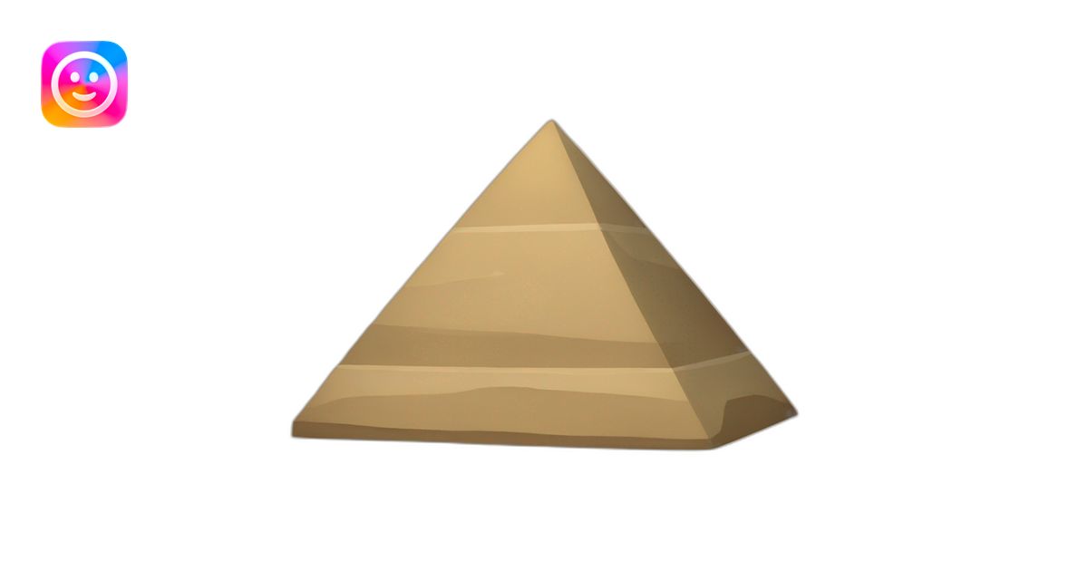 pyramid emoji | AI Emoji Generator
