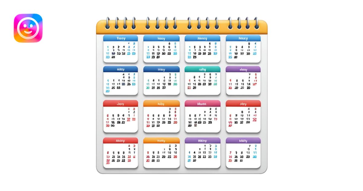 calender month emoji | AI Emoji Generator