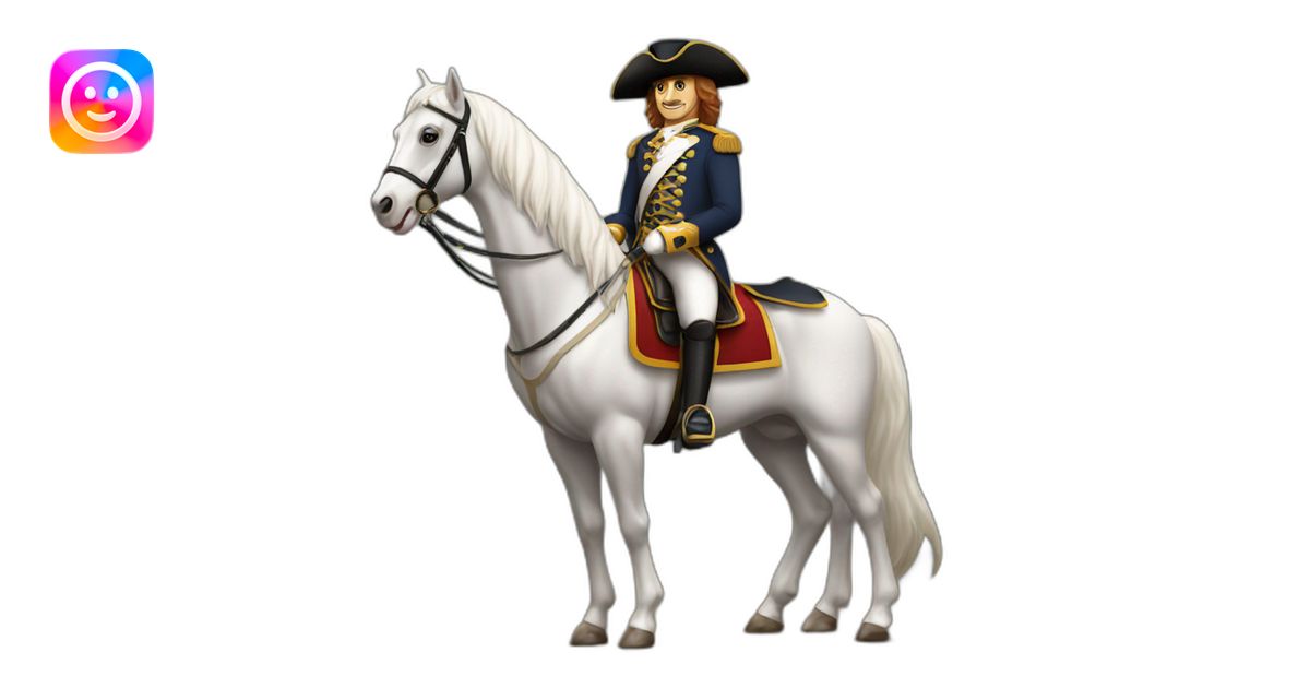 Cavalier avec son cheval emoji | AI Emoji Generator